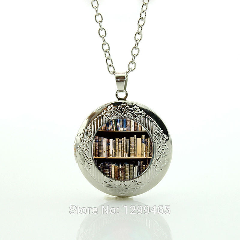 Bibliotheca - Dark Academia Library Book Case Locket – TheDarkAcademic